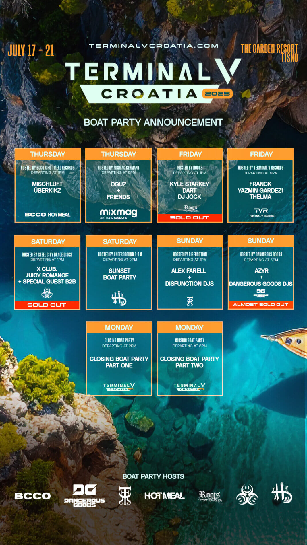 Line Up | Terminal V Croatia 2026